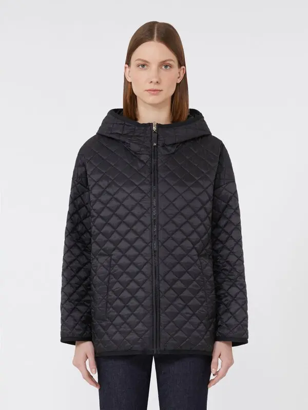 Max Mara Reversible Padded Jacket - Black