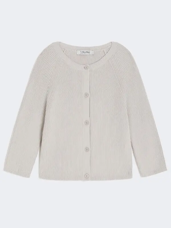 Max Mara Cropped Cotton Cardigan
