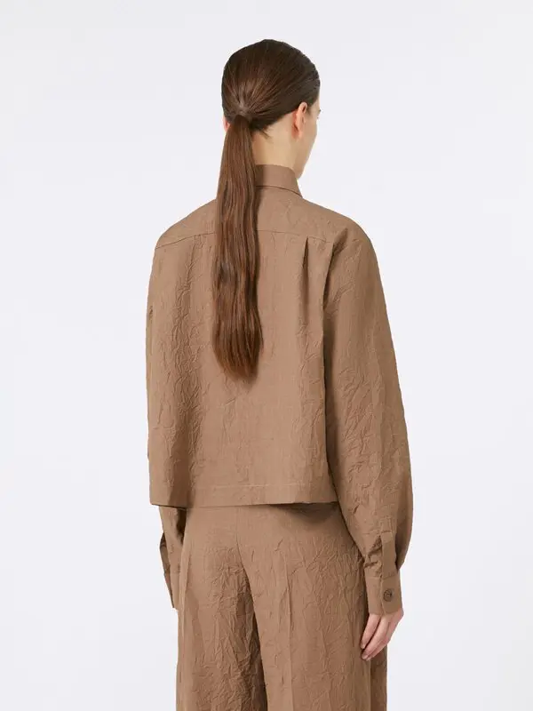 Max Mara Wool Boxy Jacket - Hazelnut Brown