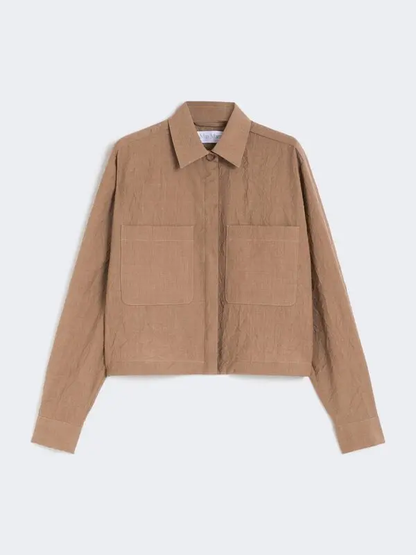 Max Mara Wool Boxy Jacket - Hazelnut Brown