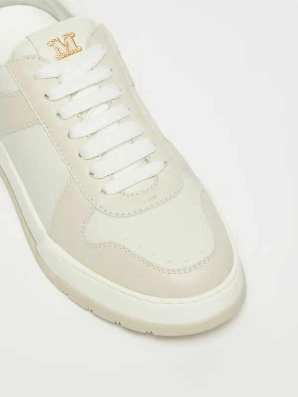 Max Mara Low-top Leather Sneakers
