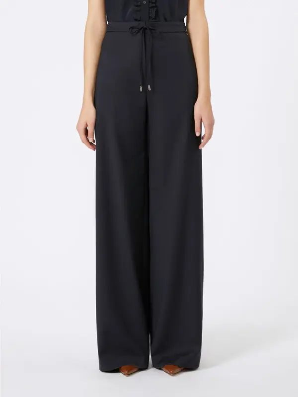 Max Mara Wool Drawstring Trousers