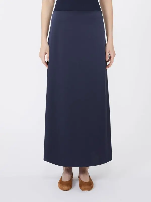 Max Mara Satin Calf-length Skirt