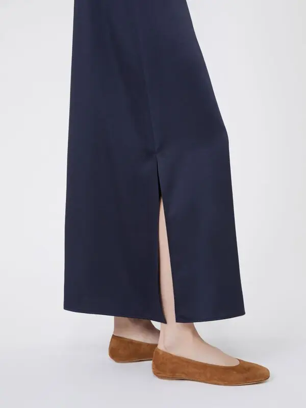 Max Mara Satin Calf-length Skirt