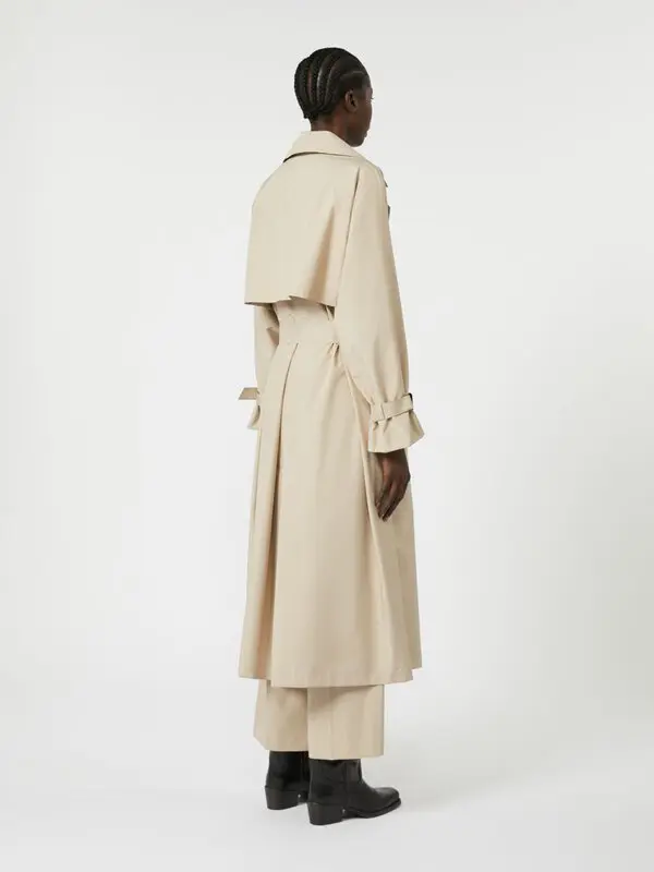 Max Mara Water-repellent Canvas Trench Coat