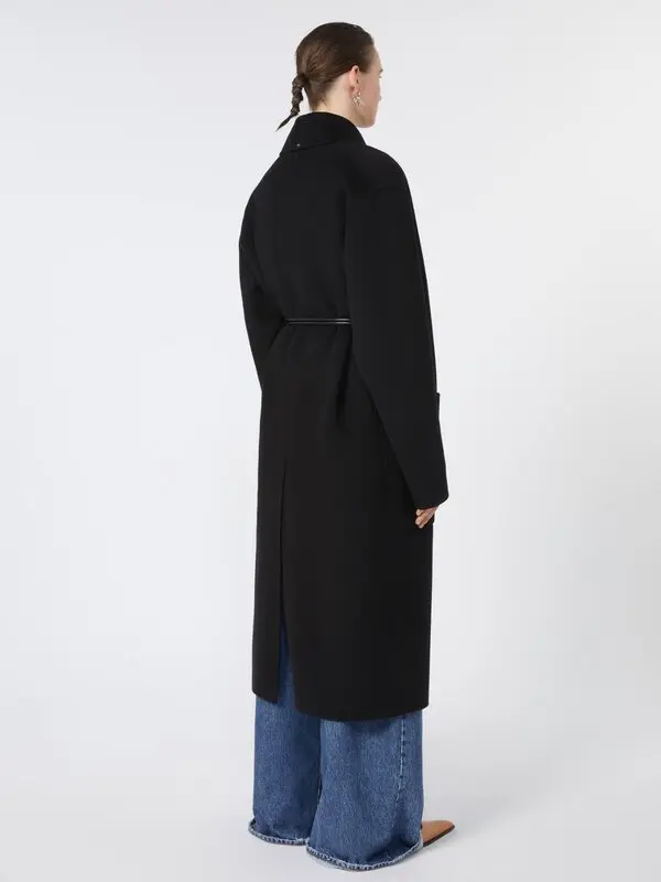 Max Mara Double-faced Robe Coat - Black