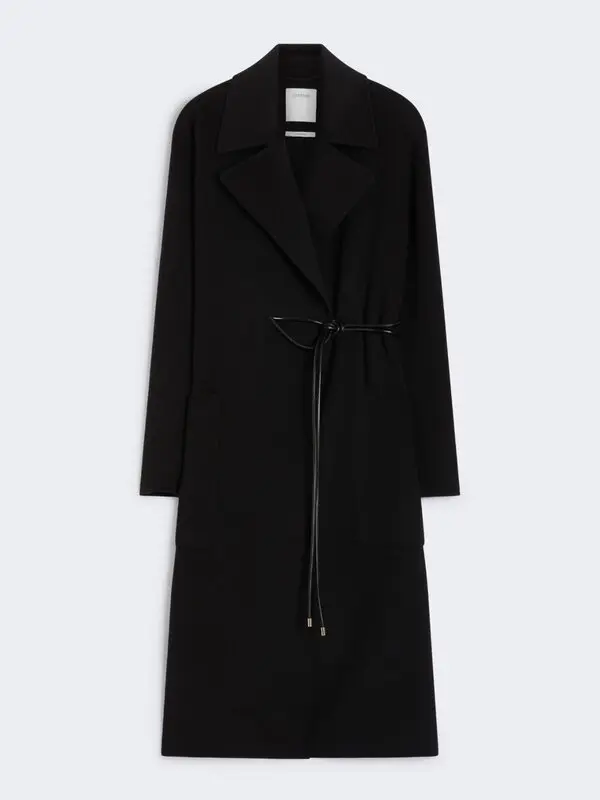 Max Mara Double-faced Robe Coat - Black