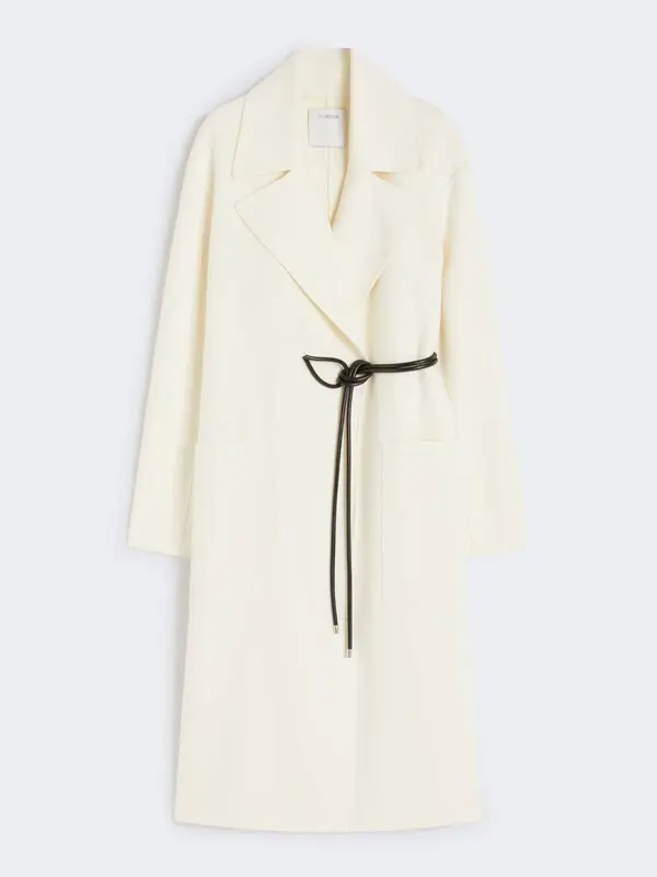 Max Mara Double-faced Robe Coat - Milk