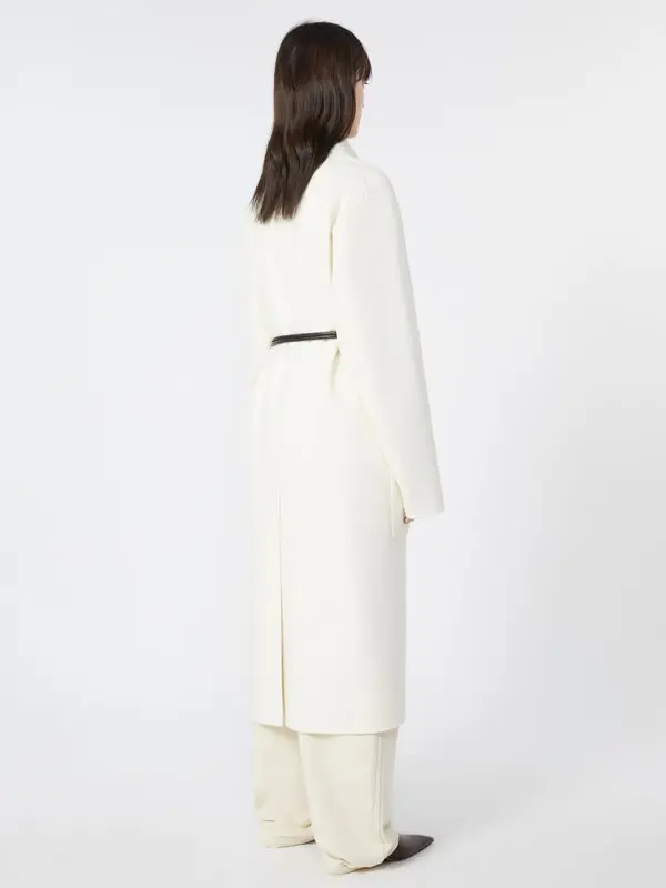 Max Mara Double-faced Robe Coat - Milk