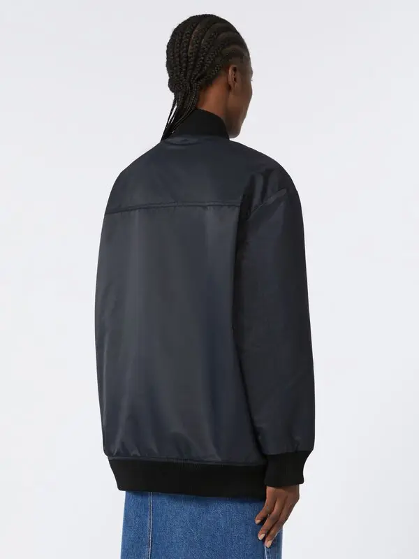 Max Mara Oversized Twill Bomber Jacket