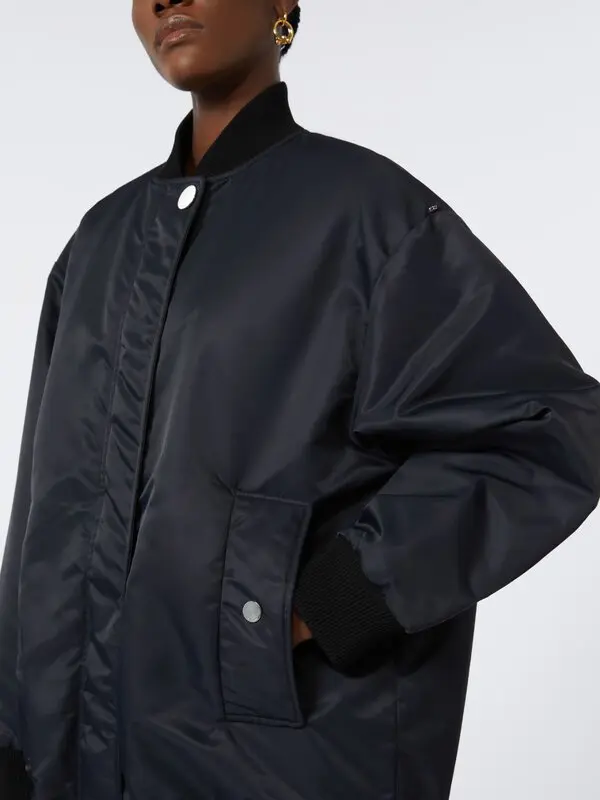 Max Mara Oversized Twill Bomber Jacket