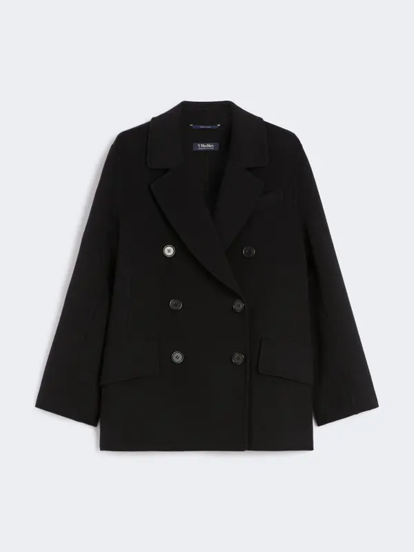 Max Mara Double-breasted Wool Jacket - Black