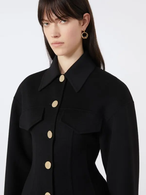 Max Mara Slim-fit Double Wool Pea Coat