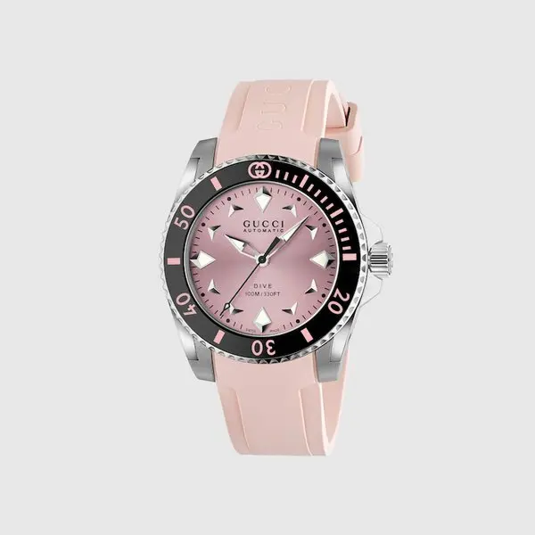 Gucci Dive Watch - Pink