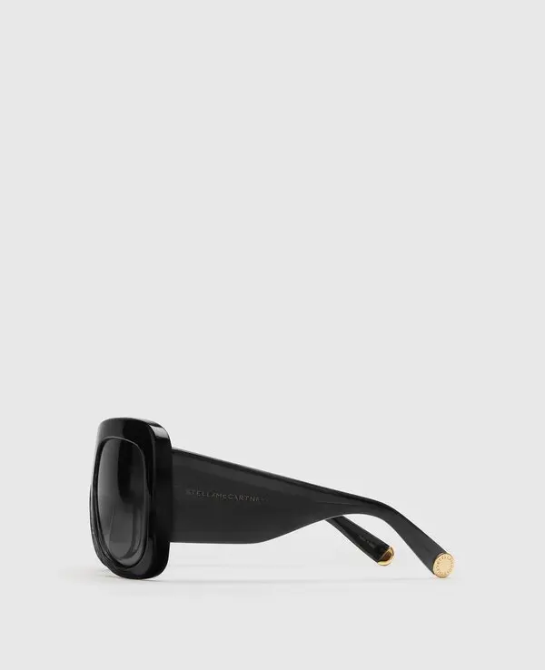 Stella McCartney Oversized Square Frame Sunglasses - Black
