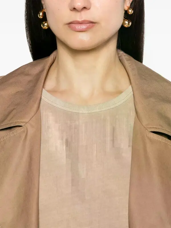 Sportmax Scoop-neck Cotton Tank Top