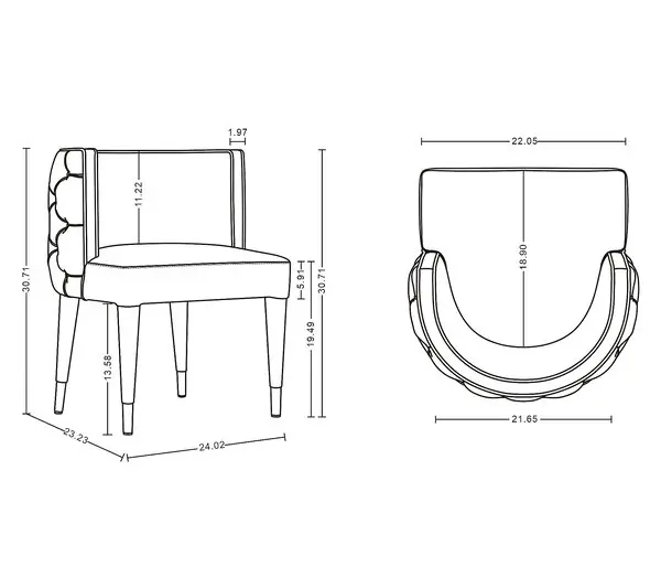 MANHATTAN COMFORT Maya Dining Chair