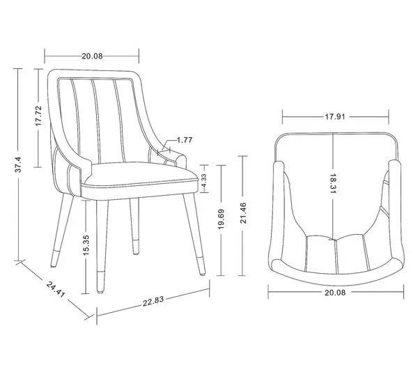 MANHATTAN COMFORT Eda Dining Chair