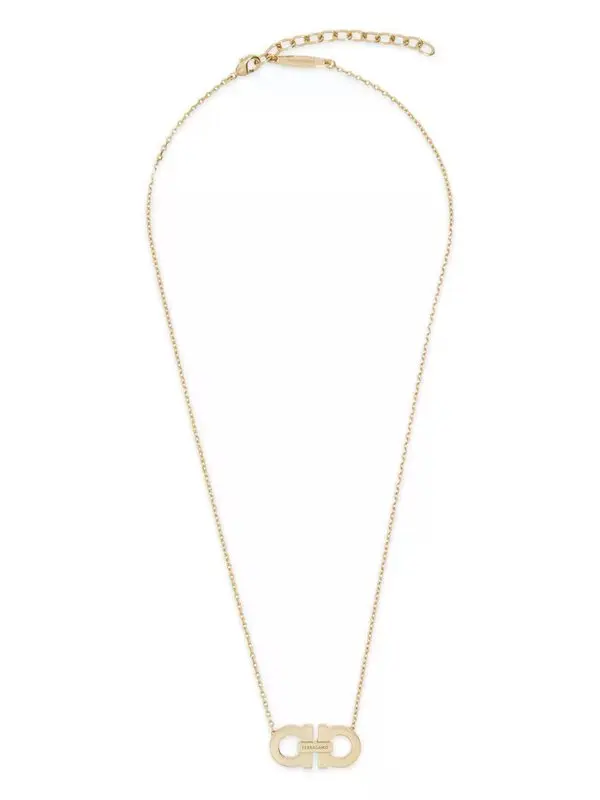 FERRAGAMO Gancini Charm Necklace - Gold