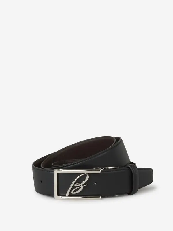 Brioni Reversible Leather Belt - Straight Jeans