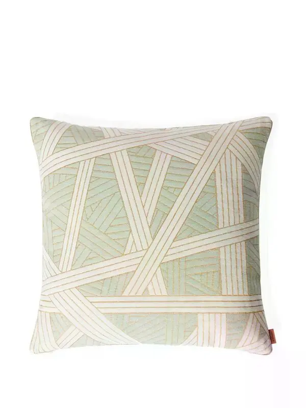 Missoni Geometric-pattern Cushion - Green