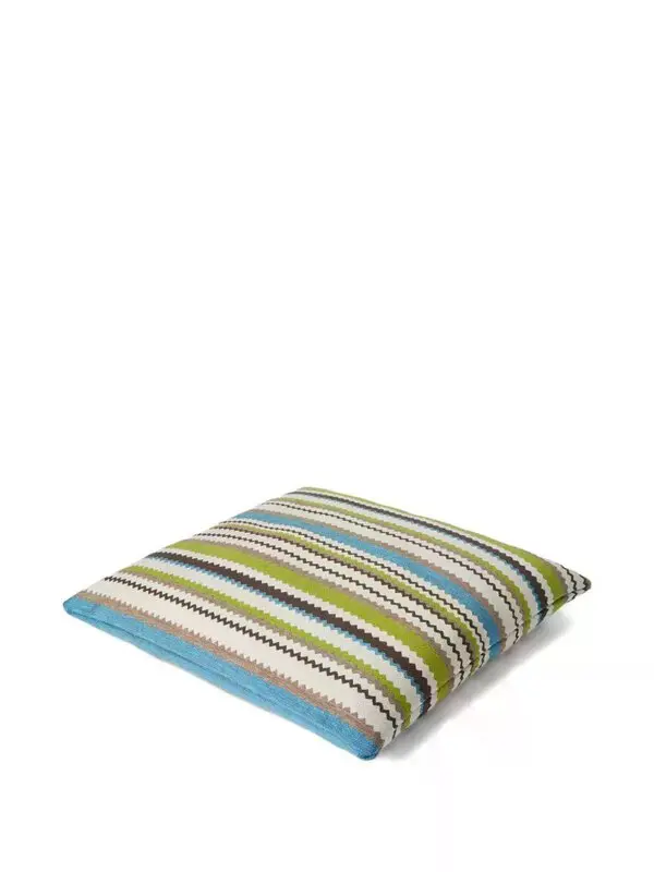 Missoni Zigzag-print Cushion - Blue