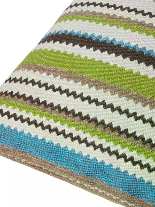Missoni Zigzag-print Cushion - Blue