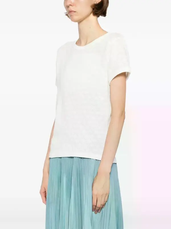 AGNES B. Embroidered T-shirt