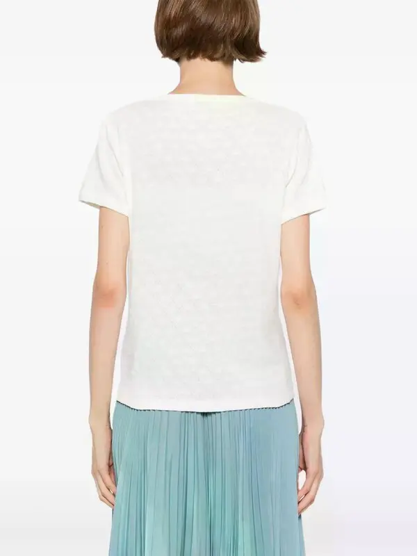 AGNES B. Embroidered T-shirt