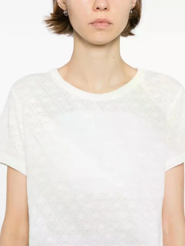 AGNES B. Embroidered T-shirt