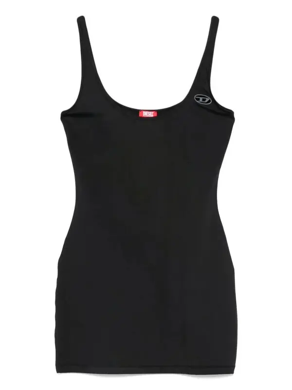 DIESEL Dress With Logo Plaque