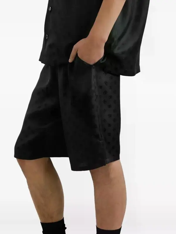 Dolce & Gabbana Logo-jacquard Silk Shorts