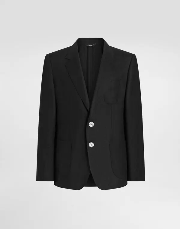 Dolce & Gabbana Portofino Single-breasted Linen Jacket