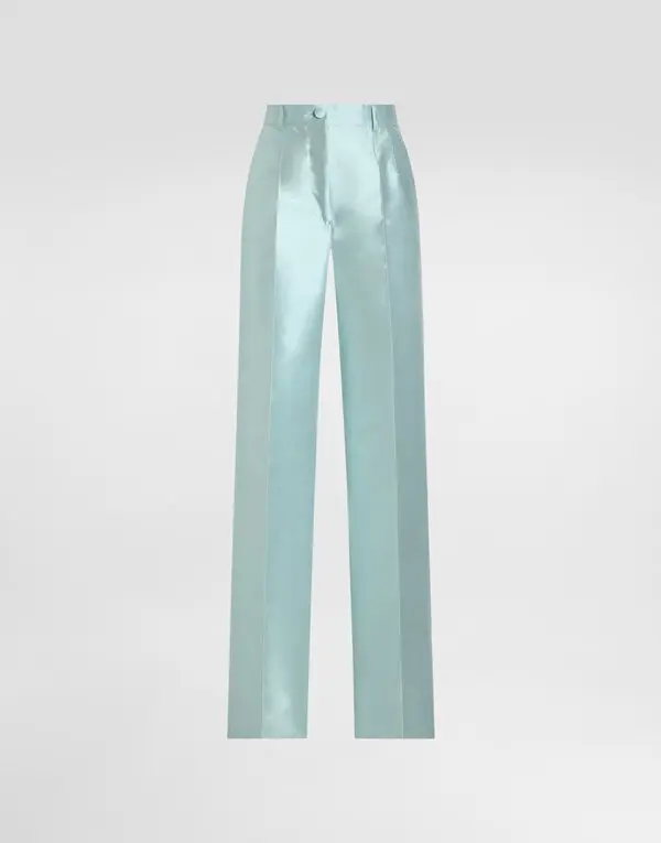 Dolce & Gabbana Shantung Silk Trousers