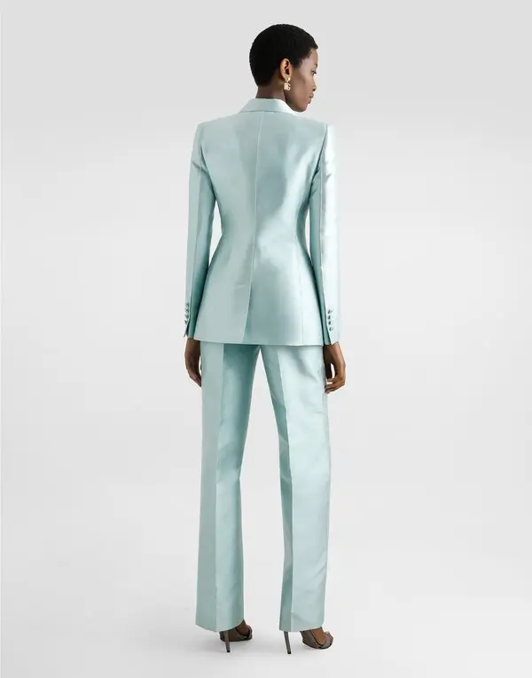 Dolce & Gabbana Shantung Silk Trousers