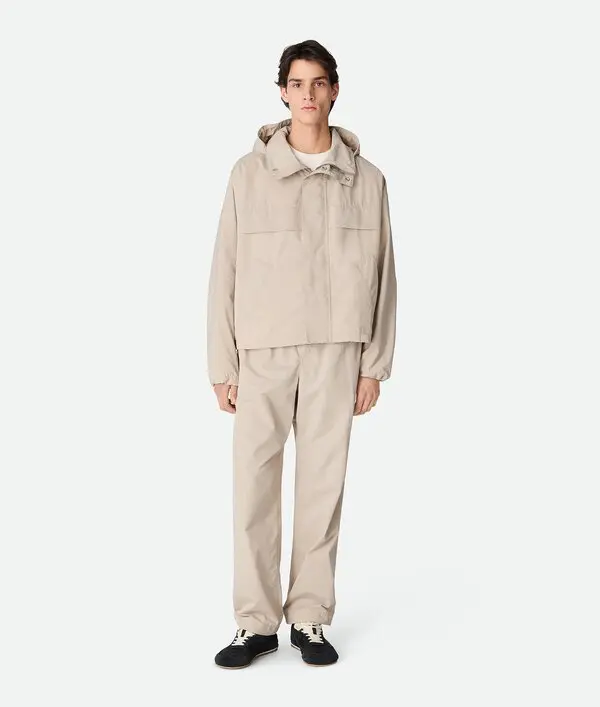 BOTTEGA  VENETA Tech Nylon Blouson - Grey Putty