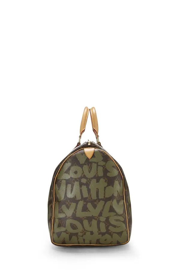 LOUIS VUITTON Stephen Sprouse X Monogram Graffiti Keepall 50 - Green