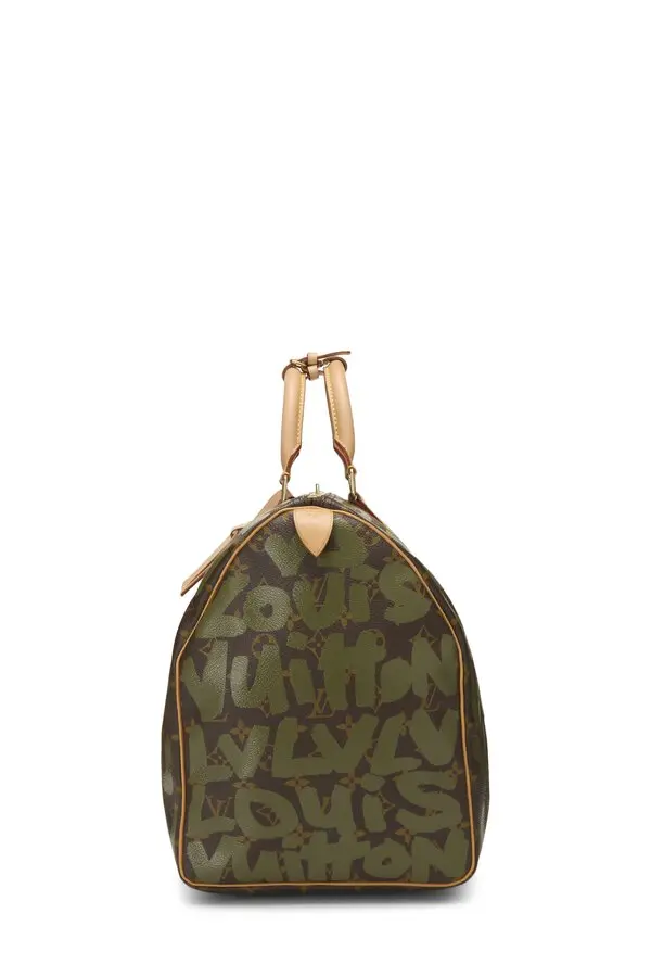 LOUIS VUITTON Stephen Sprouse X Monogram Graffiti Keepall 50 - Green