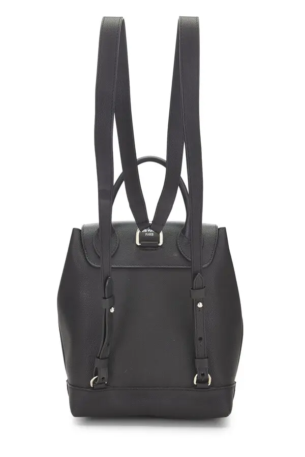 Louis Vuitton Leather Lockme Backpack - Black | Editorialist display picture 3