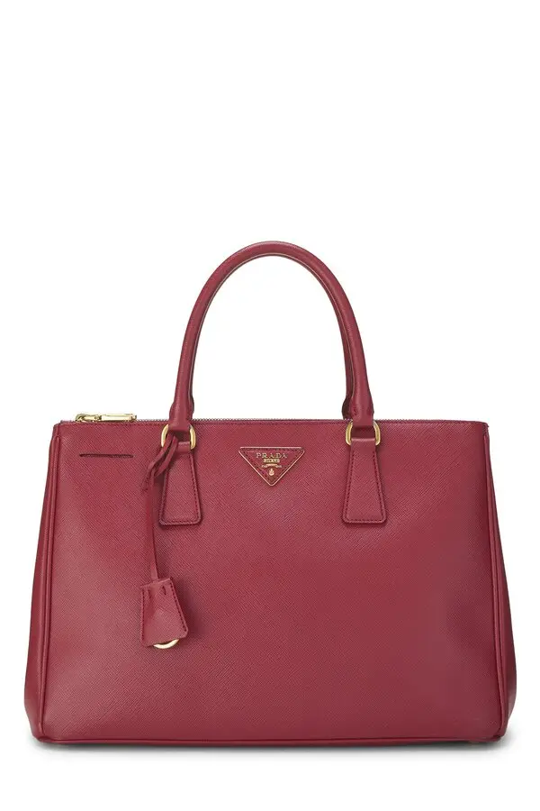 Prada Saffiano Executive Tote - Red