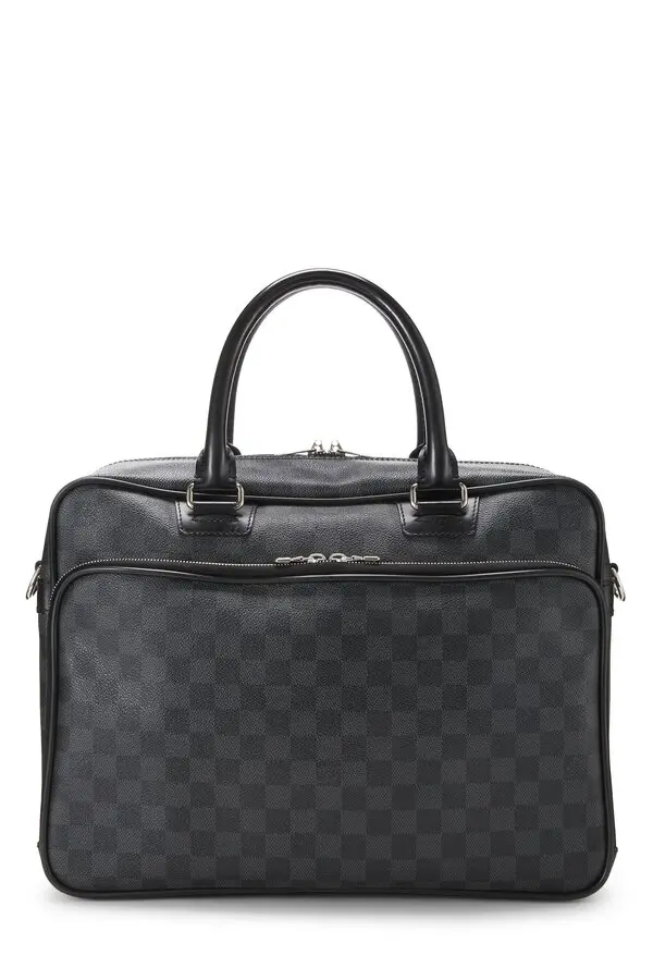 LOUIS VUITTON Damier Graphite Icare Briefcase - Grey