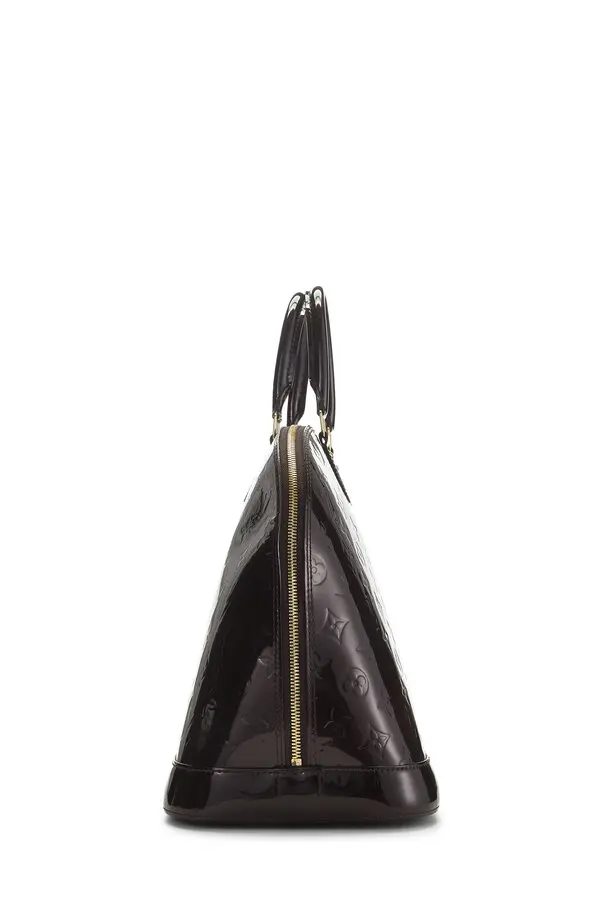 LOUIS VUITTON Alma Nm Amarante Vernis Tote - Purple