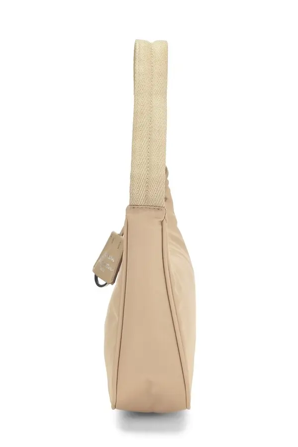 Prada Tessuto Re-edition 2000 Hobo - Beige