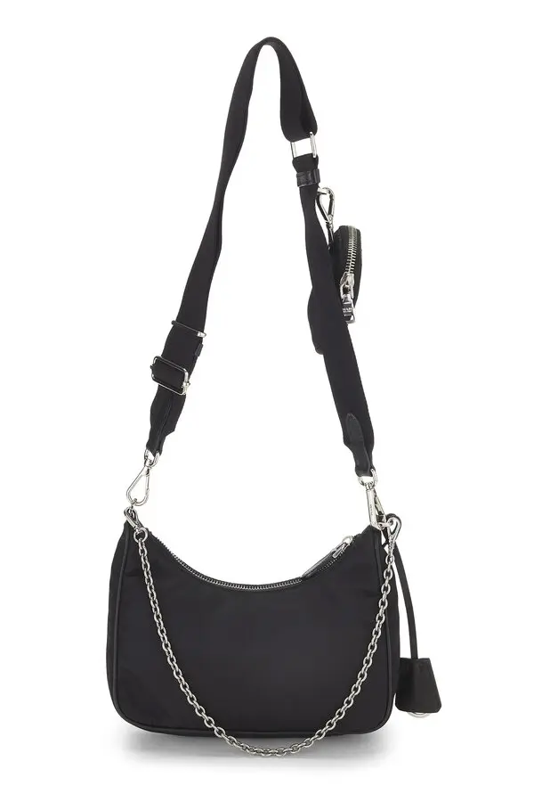 Prada Tessuto Re-edition 2005 Hobo - Black
