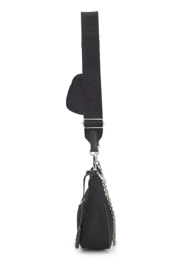 Prada Tessuto Re-edition 2005 Hobo - Black