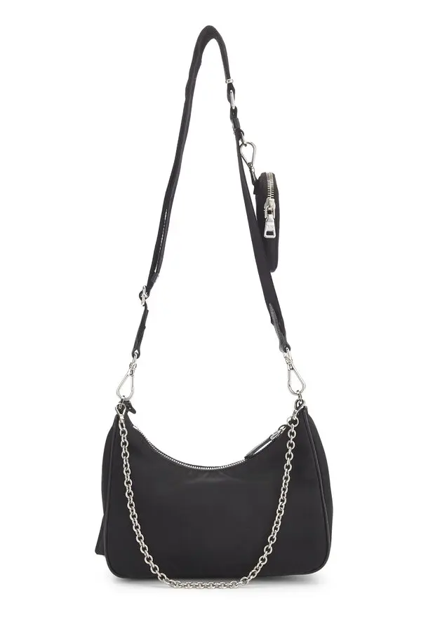 Prada Tessuto Re-edition 2005 Hobo - Black