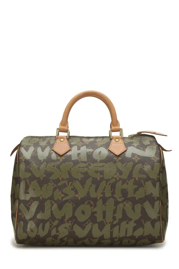 LOUIS VUITTON Stephen Sprouse X Monogram Graffiti Speedy 30 - Green