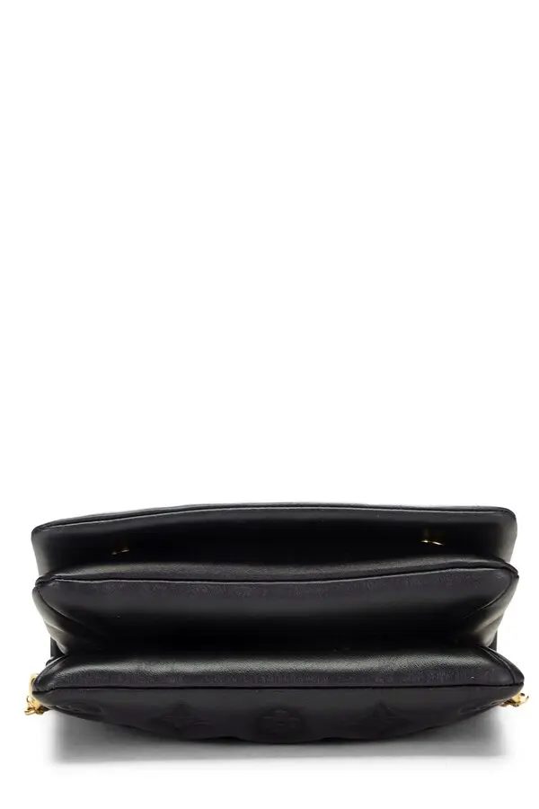 LOUIS VUITTON Monogram Embossed Leather Pochette Coussin