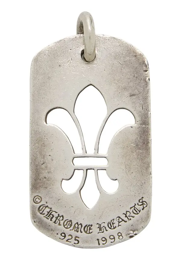 Chrome Hearts Sterling Fleur-de-lis Pendant - Silver