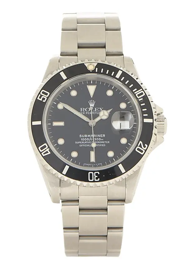 Rolex Stainless Steel 40mm Submariner - Black